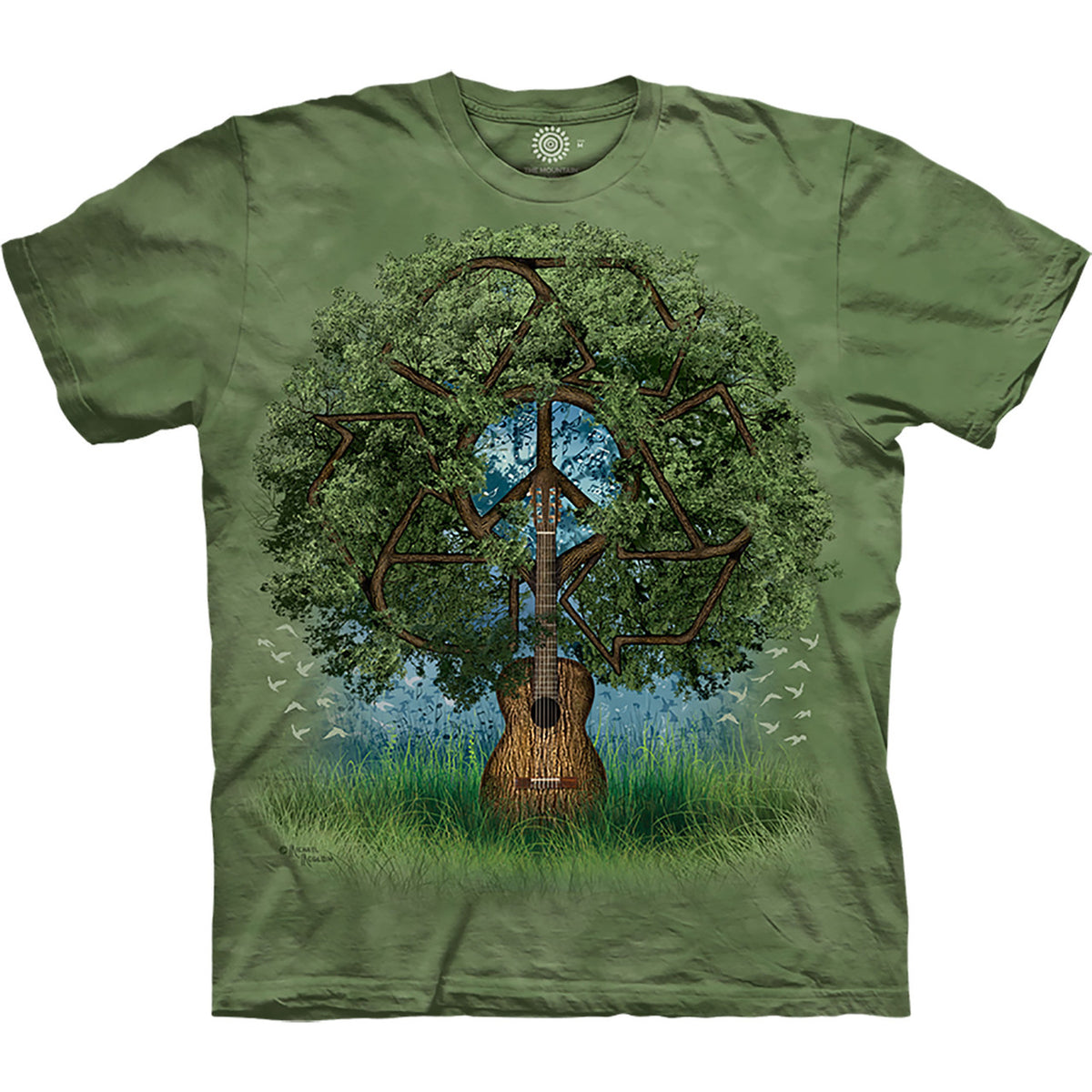 Guitar Tree T-Shirt - Fantasy Clothing and Gifts - Nature - Tree of ...