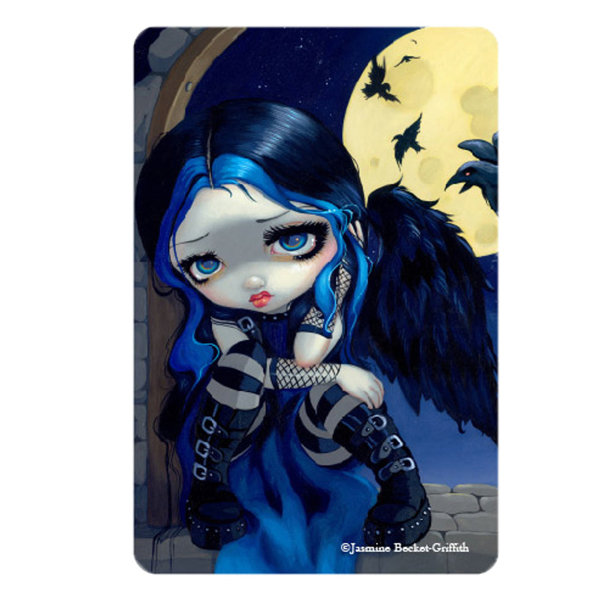 The Whispered World Lenore Magnet by Jasmine Becket-Griffith - Ravens ...