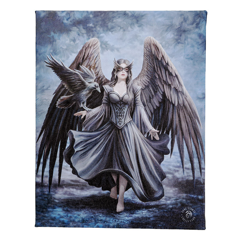 Raven Angel Canvas Print by Anne Stokes - Fantasy Gifts & Collectibles ...