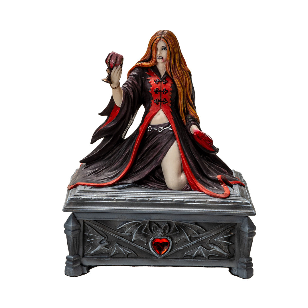 Blood Moon Trinket Box by Anne Stokes - Vampires - Halloween Décor ...