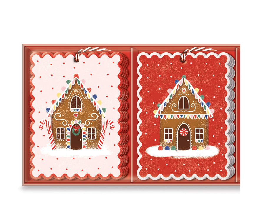 Gingerbread House Gift Tags - Christmas & Holiday Labels - Stationery ...