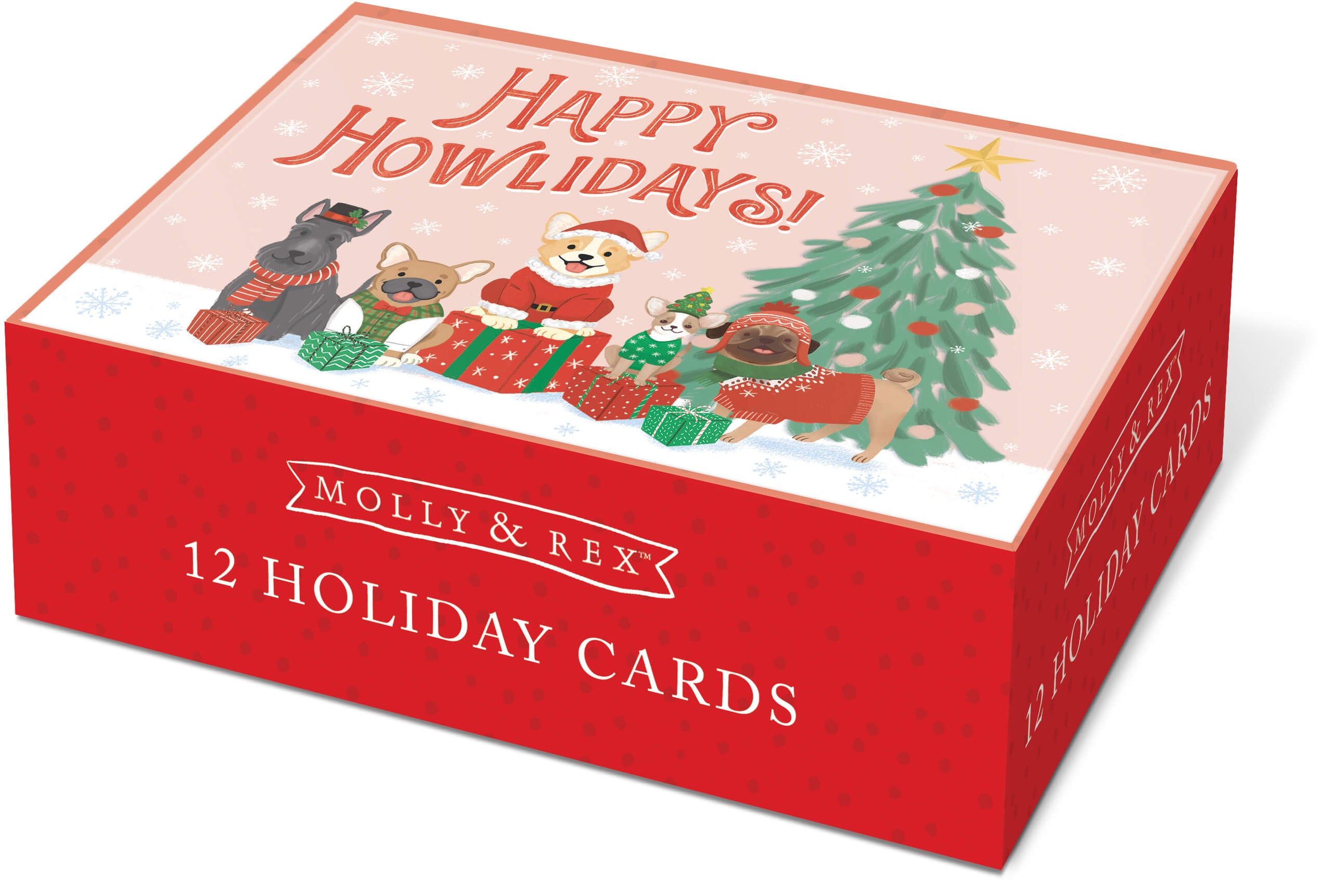 Happy Howlidays Dog Christmas Cards Holiday Greetings Stationery Happy Howlidays Dog Christmas Cards Holiday Greetings Stationery