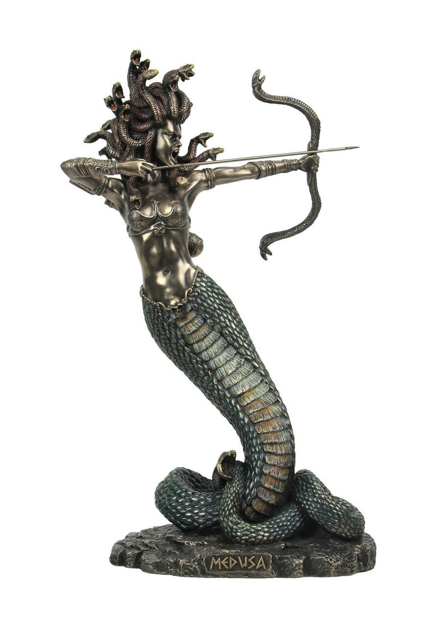 Medusa Shooting Arrow Figurine - Mythology Gifts & Collectibles ...