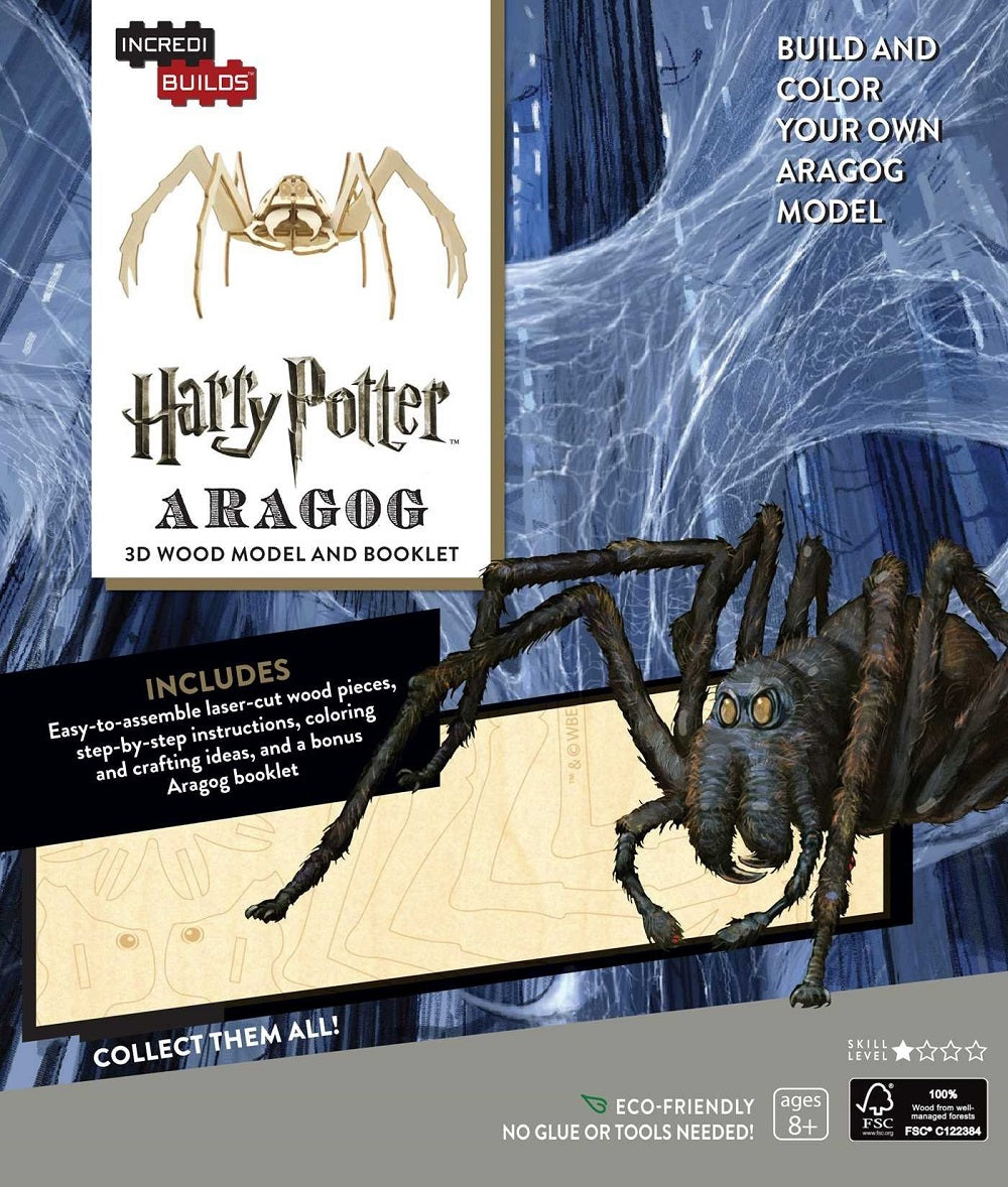 Aragog IncrediBuilds 3D Wooden Kit: Harry Potter Gifts — FairyGlen Store