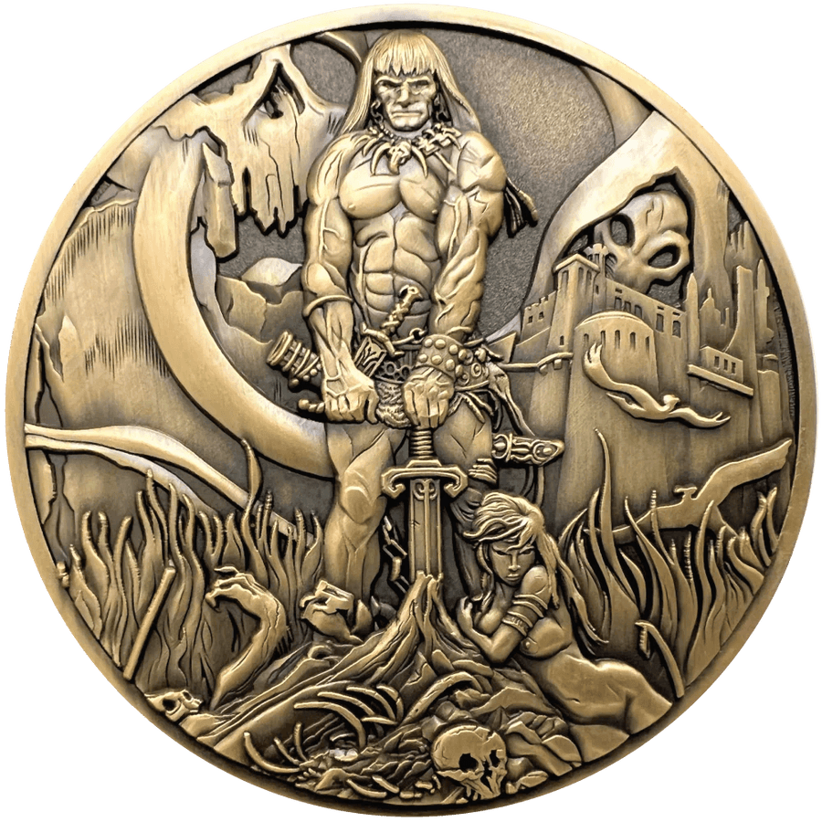 Frank Frazetta's "Barbarian" Goliath Coin - Collectible Coin - Warrior ...