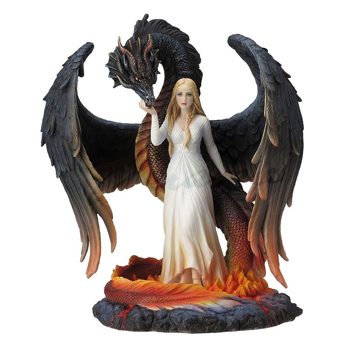 Beauty & the Winged Serpent Figurine: Dragon Gifts & Collectibles ...