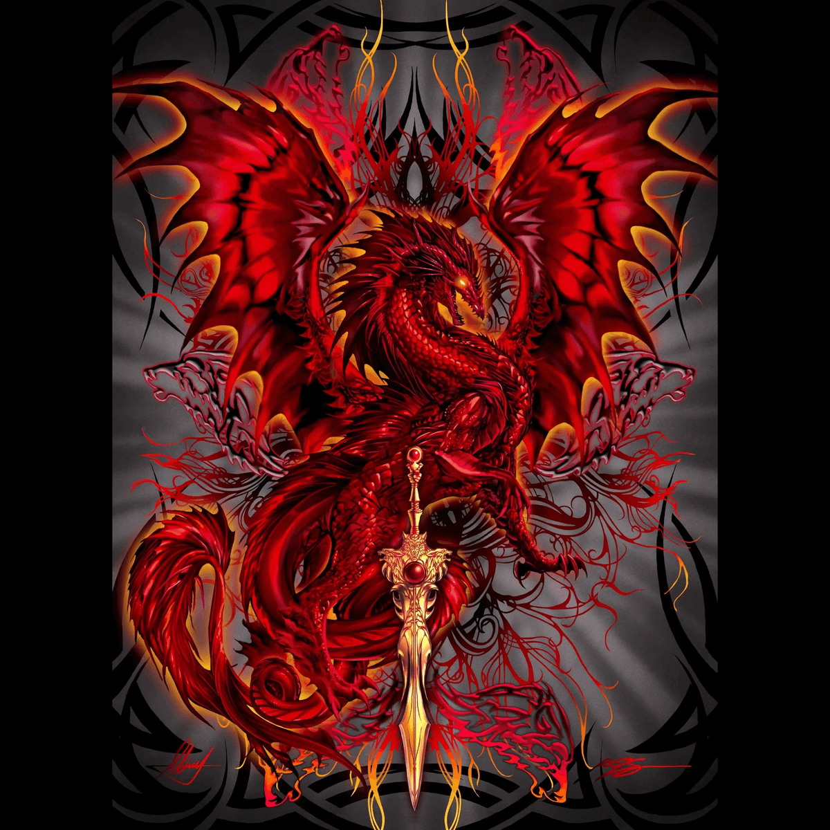 Bloodblade by Ruth Thompson Print - Unframed High Quality Paper ...