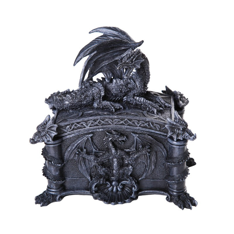 Dragon Casket Lidded Box: Dragon Gifts & Collectibles – FairyGlen Store