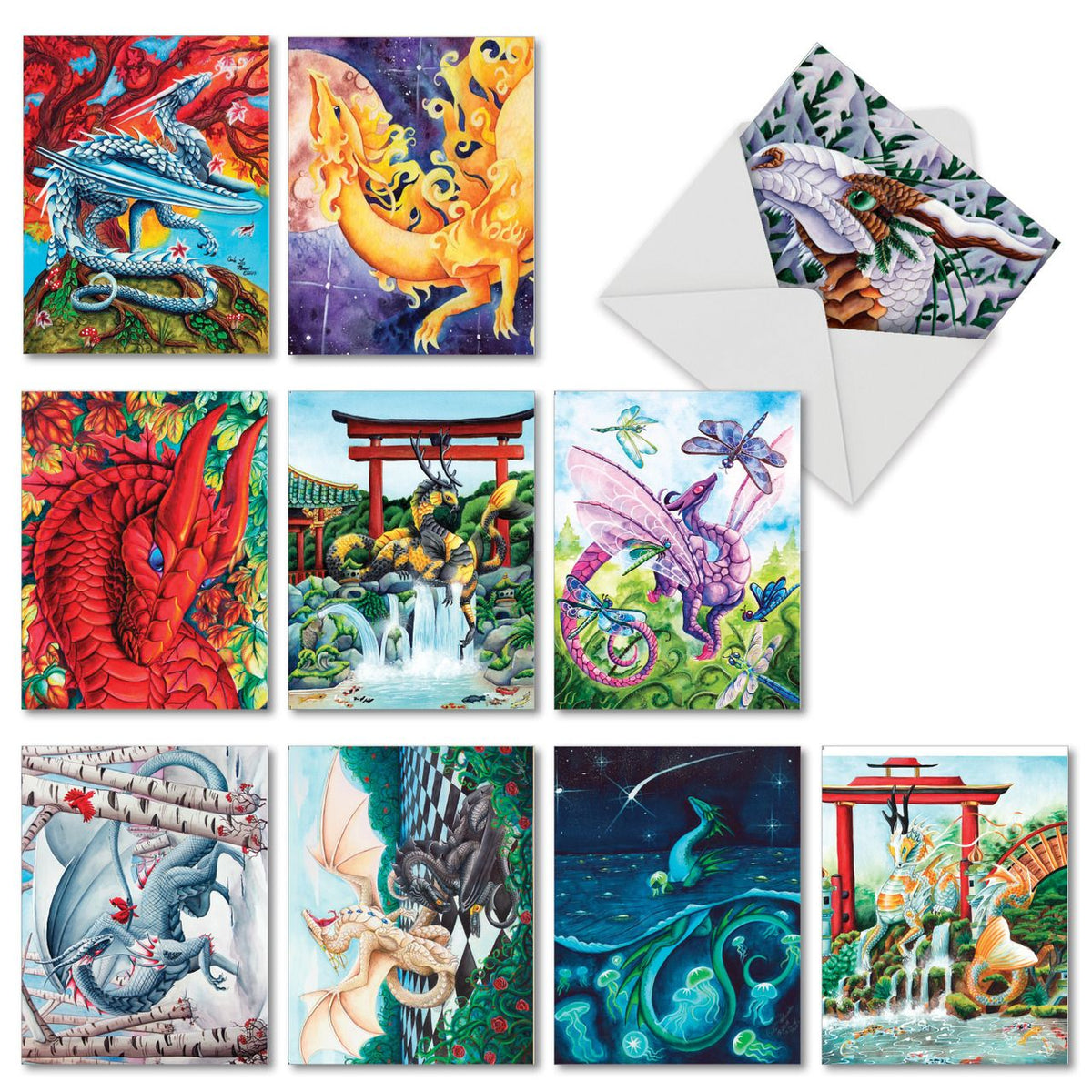 Note & Greeting Cards - Fantasy Stationery & Gifts - Housewares ...