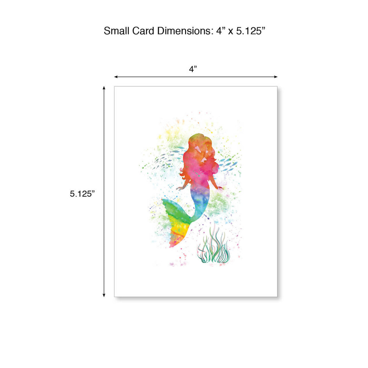 Funky Mermaids Mini Notecards - Greeting Cards & Stationery - Letter ...