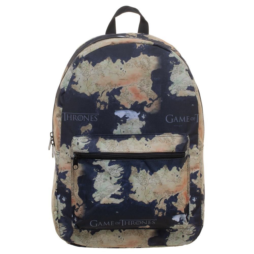 Westeros Map Backpack: Game of Thrones Gifts & Collectibles — FairyGlen ...