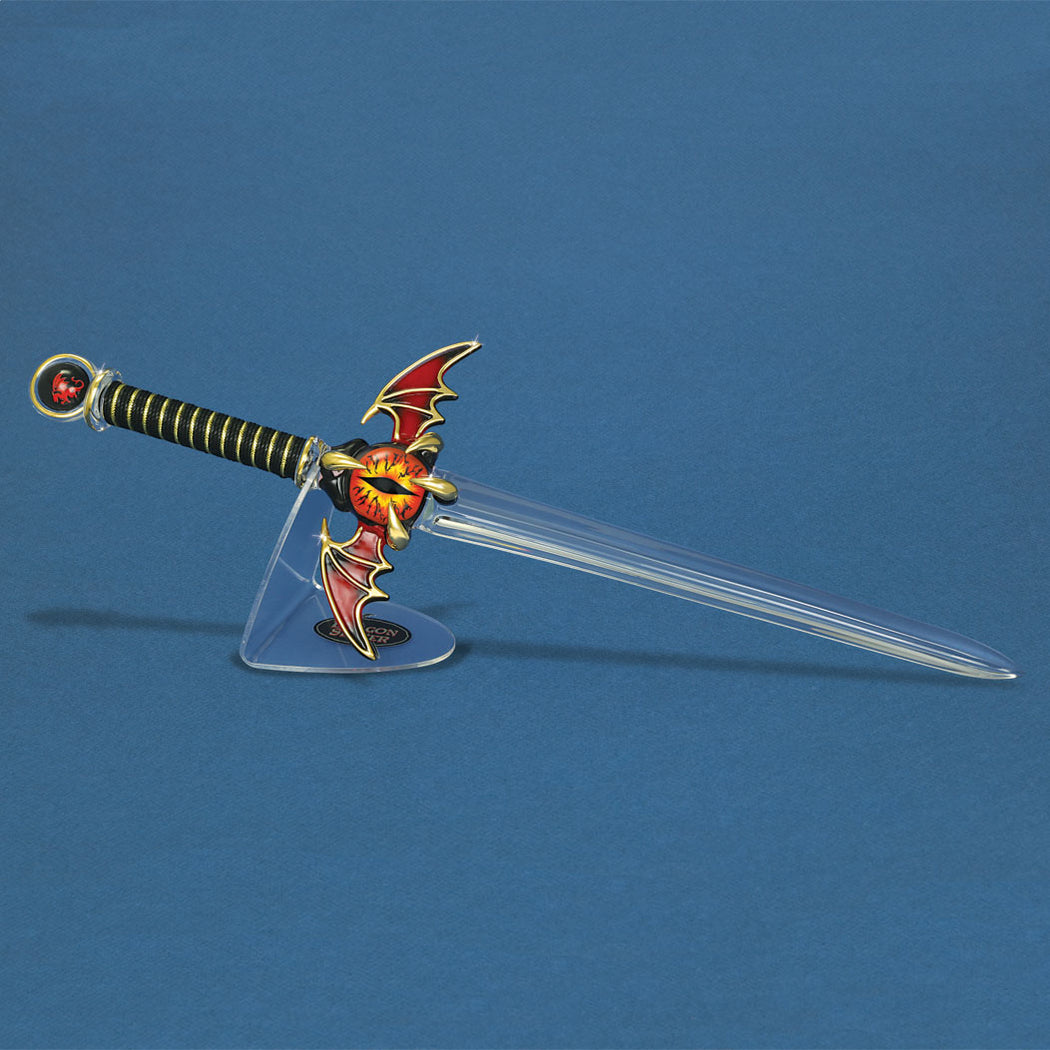 Glass Dragon Slayer Sword: Dragon Gifts & Collectibles: FairGlen.com — FairyGlen Store