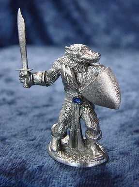 Lycan with Sword Warewolf Pewter Collectible Figurine Miniature - Perth ...