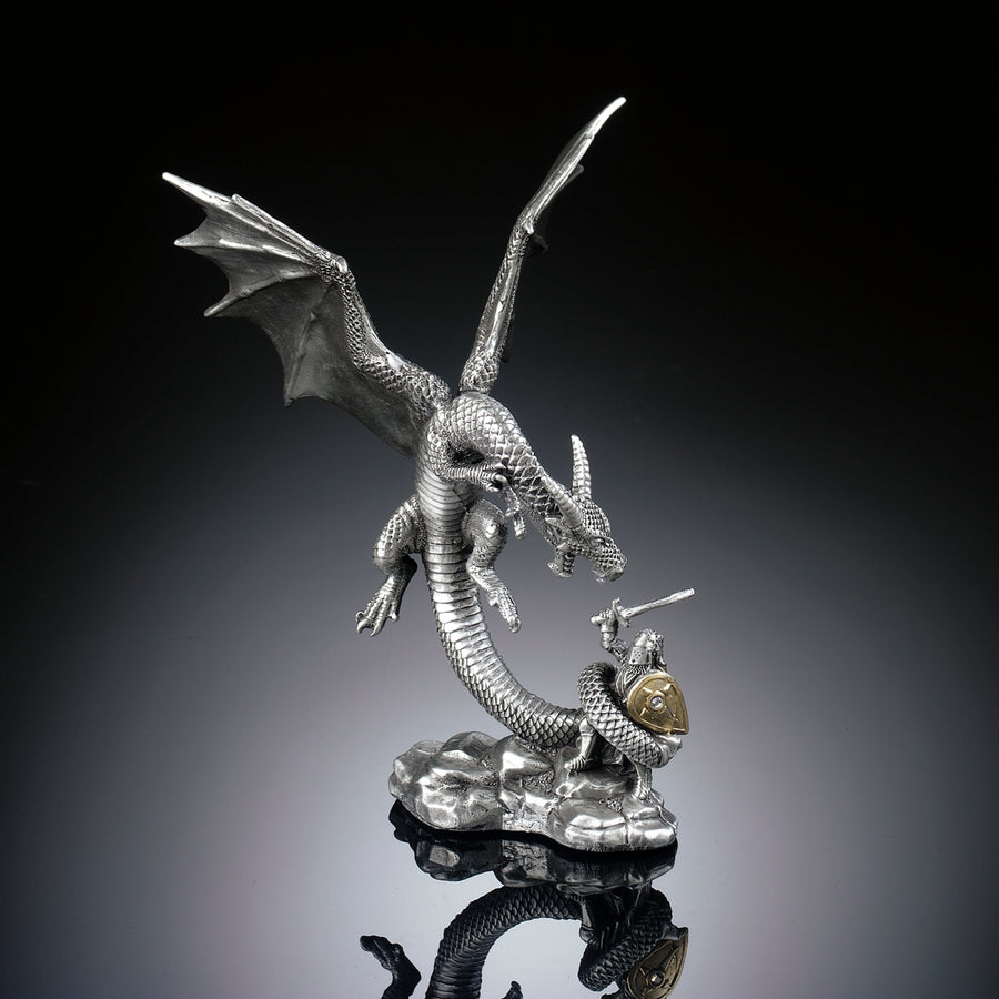 Pewter Dragon Figurines & Statues - Fantasy Gifts & Collectibles ...