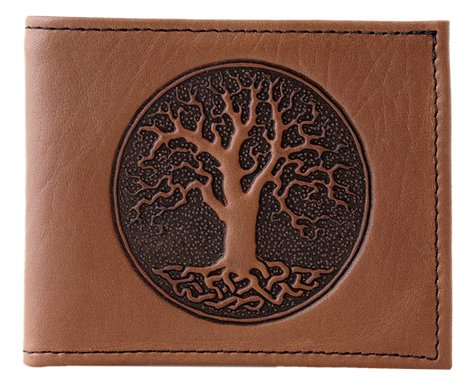 Tree of Life Wallet: Leather Gifts — FairyGlen Store